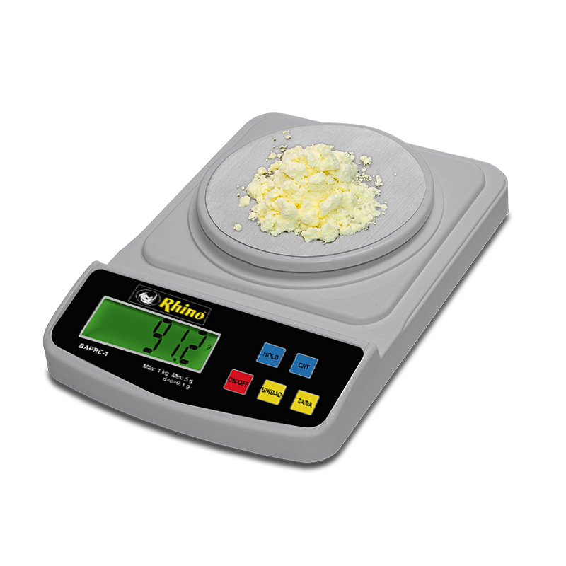 Báscula Electrónica de Precisión de 1 kg modelo BAPRE-1marca Rhino