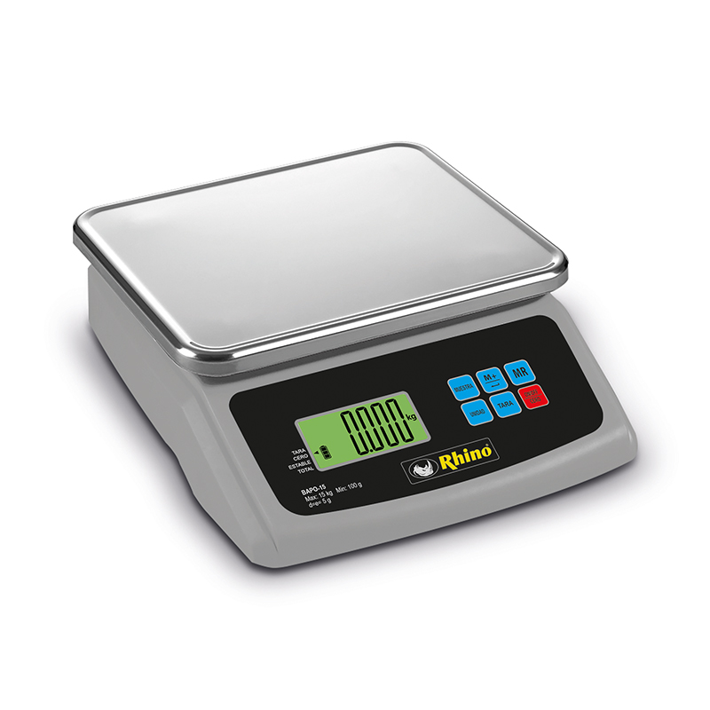 Báscula Porcionadora - 15 kg BAPO-15 marca Rhino