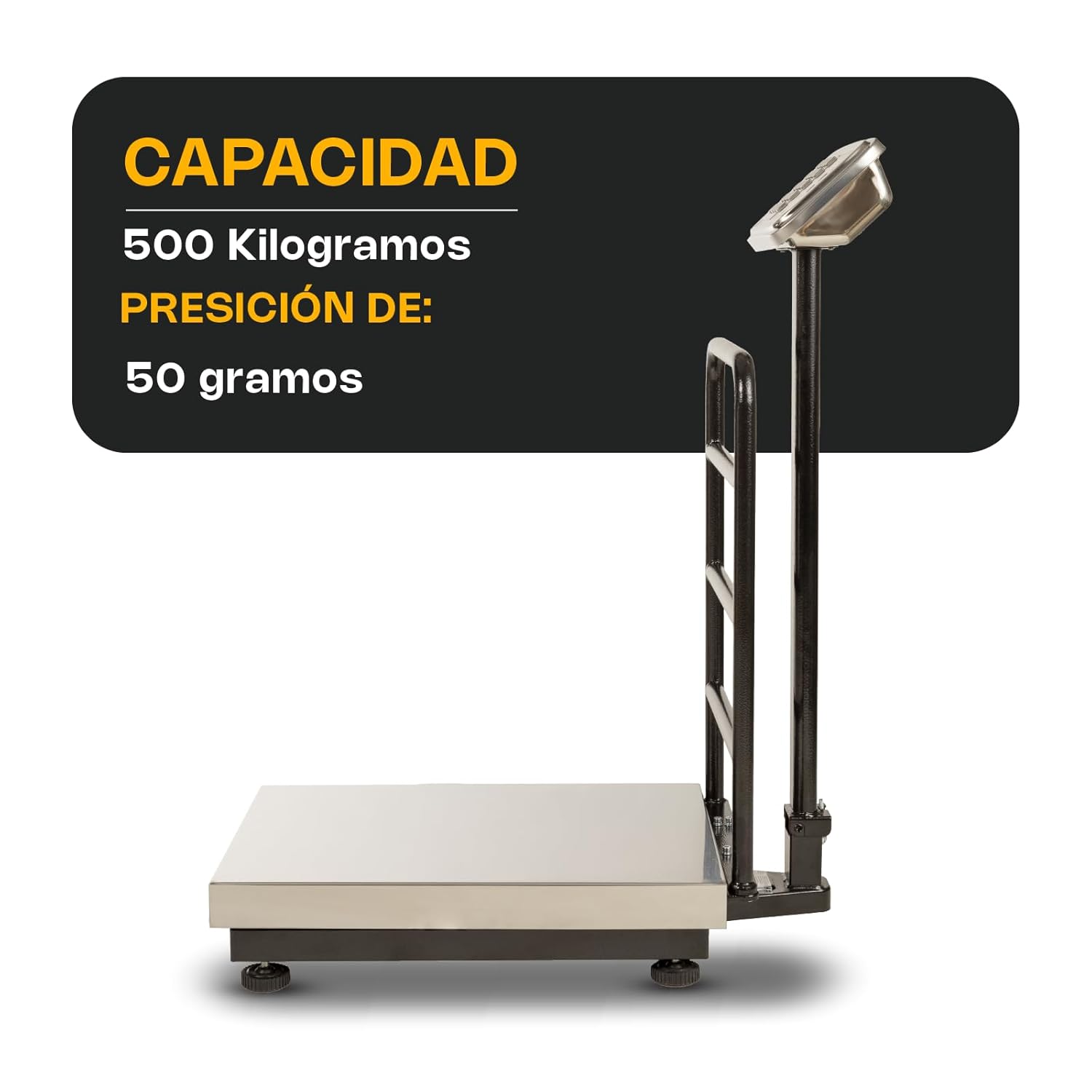 Báscula de Plataforma Plegable 500 kg | Básculas Electrónicas y Maquinaria Comercial